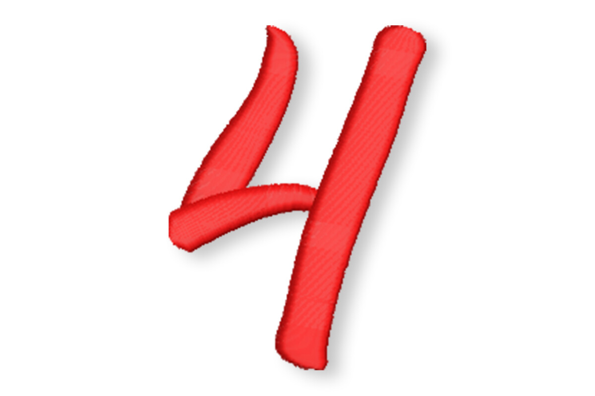 Script Number 4 – Machine Embroidery Design | Embroidize