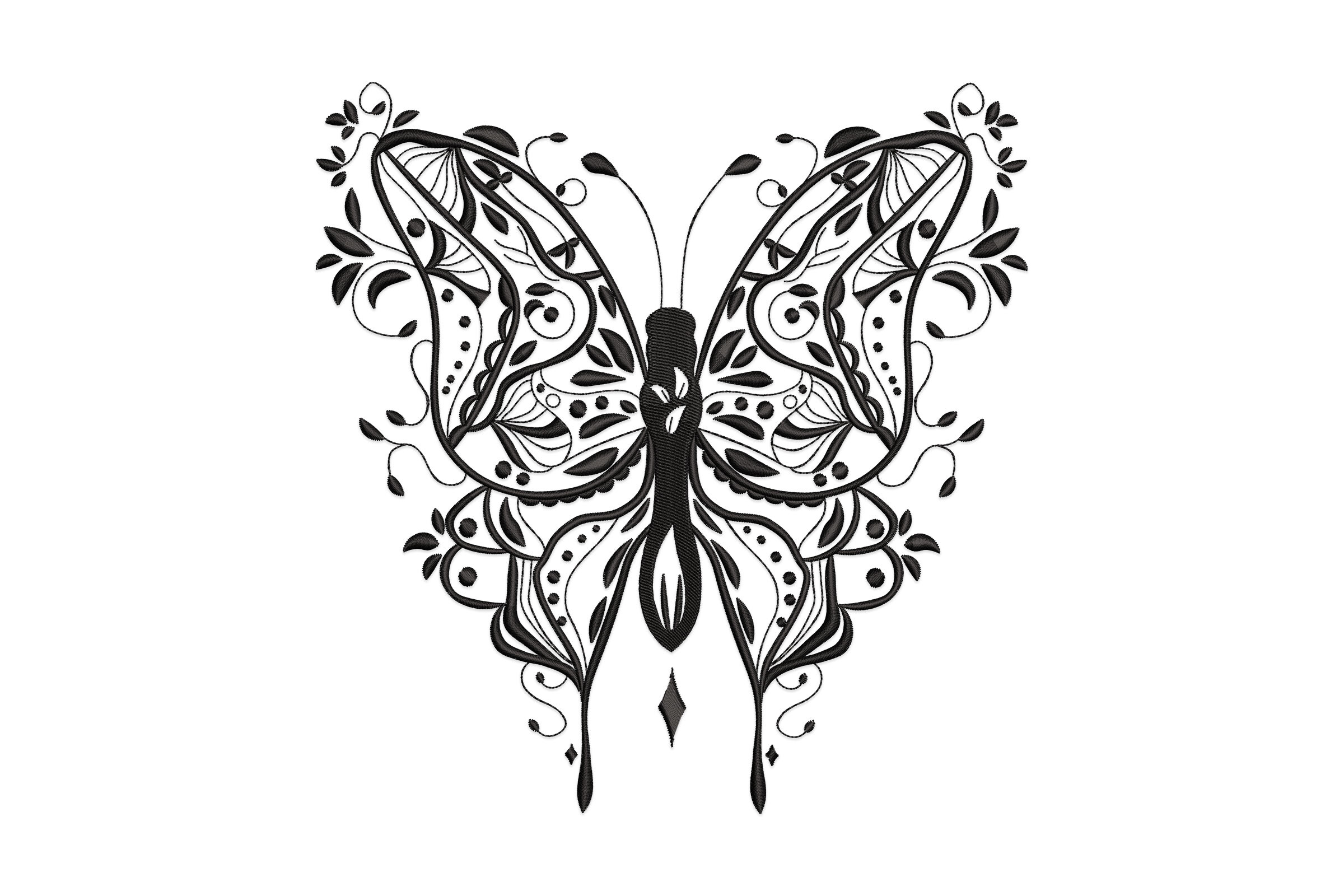 Filigree Butterfly – Machine Embroidery Design | Embroidize