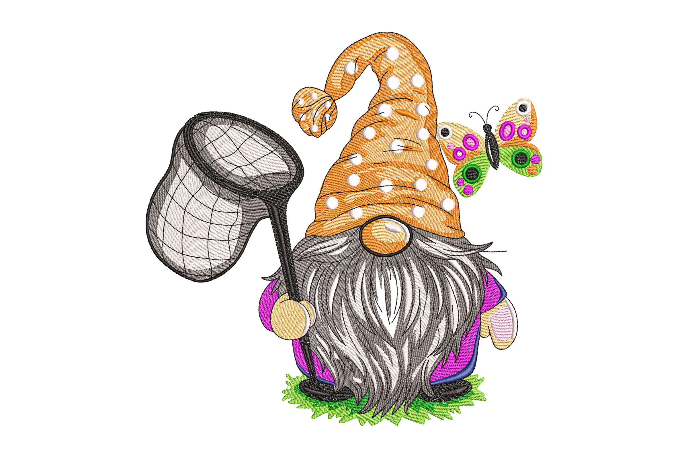 Spring & Butterfly – Embroidery Design | Embroidize