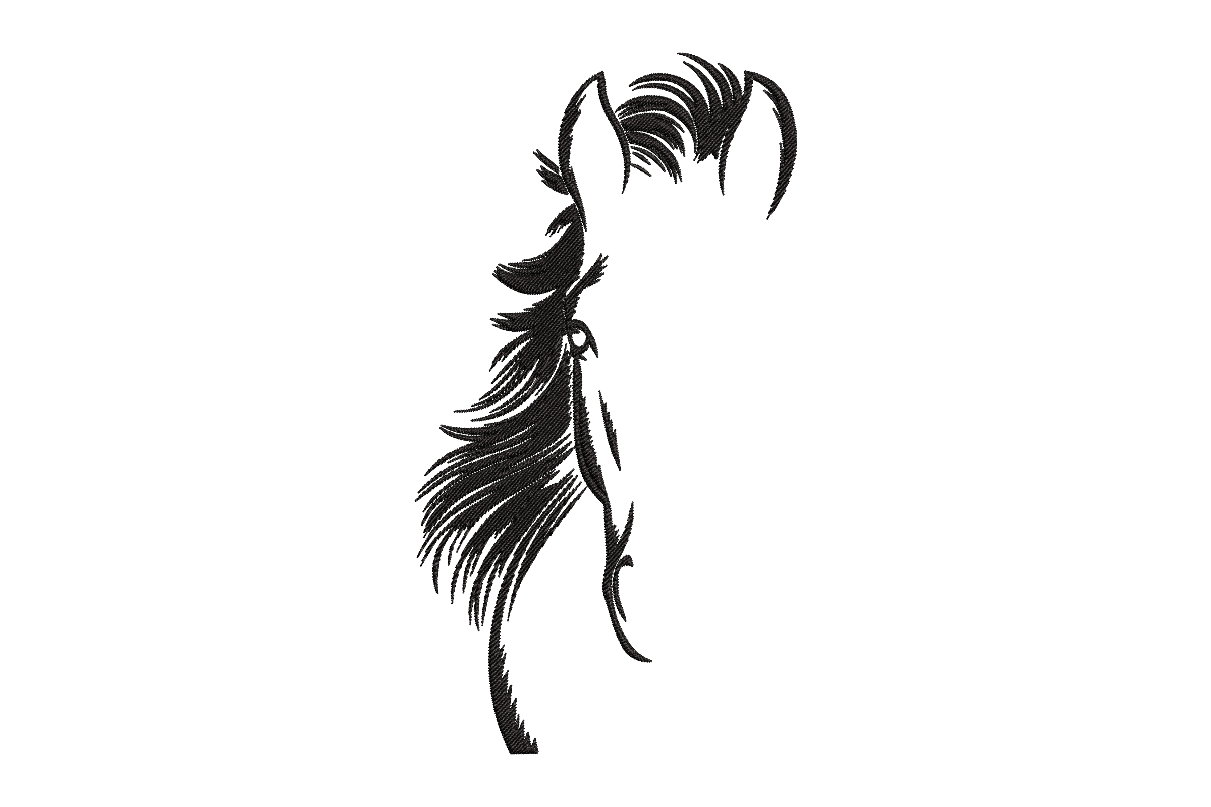 Minimalist Horse Head Line Art – Embroidery Design | Embroidize