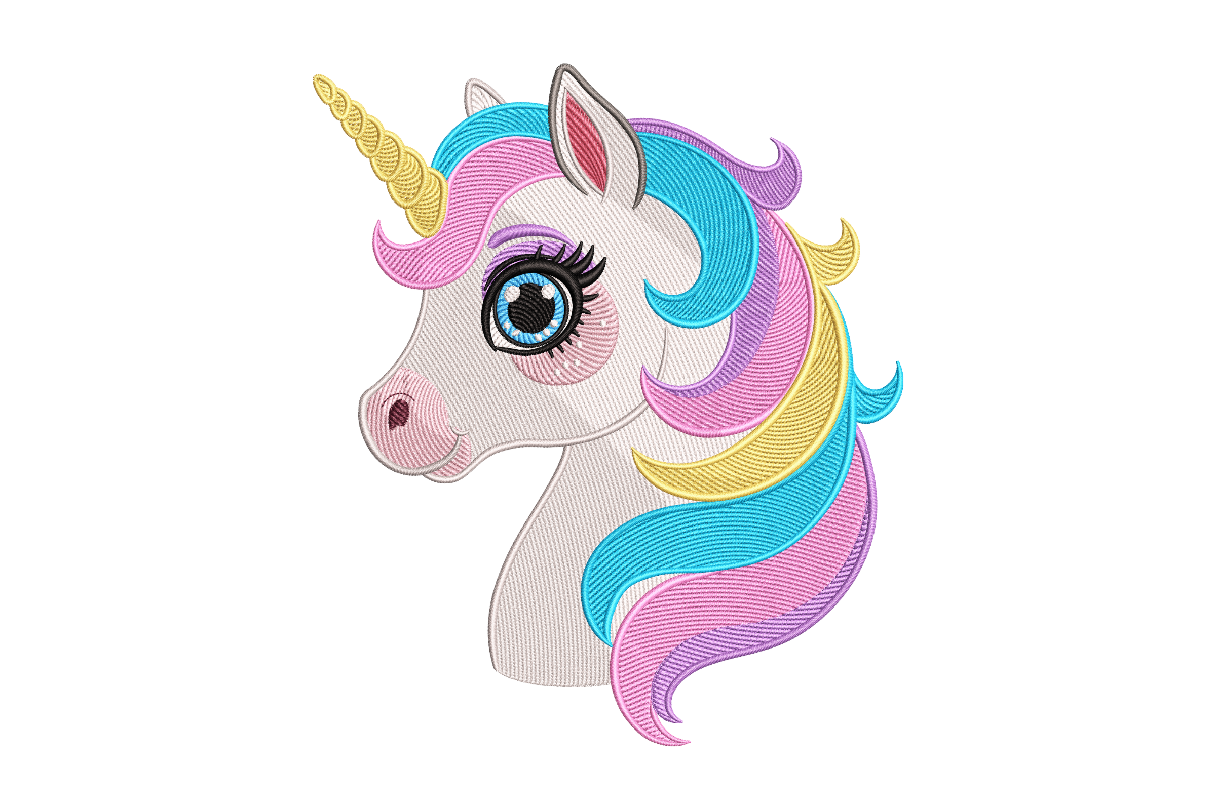 Magical Rainbow Unicorn – Machine Embroidery Design | Embroidize