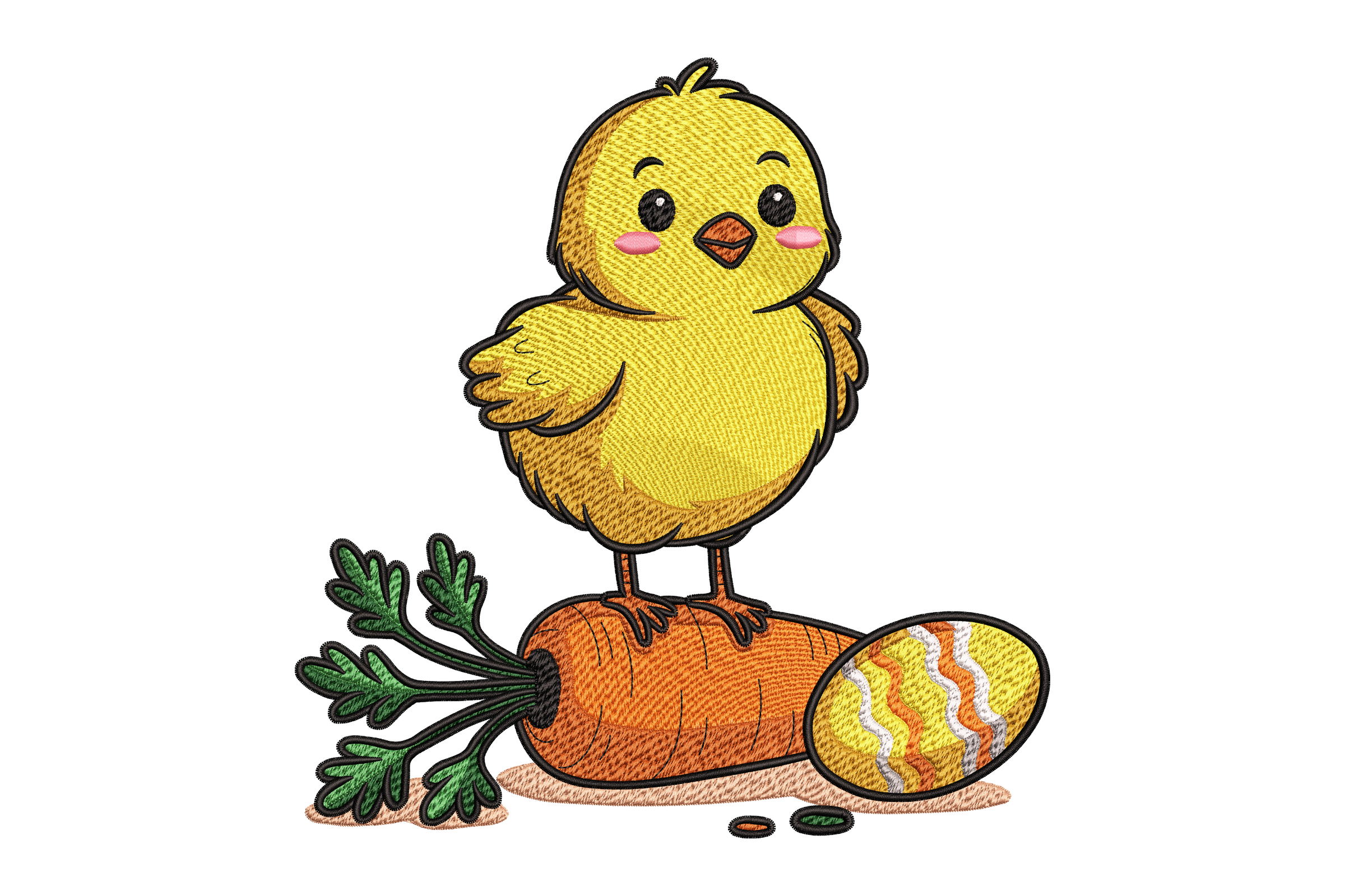 Cute Easter Chick Machine Embroidery Design | Embroidize